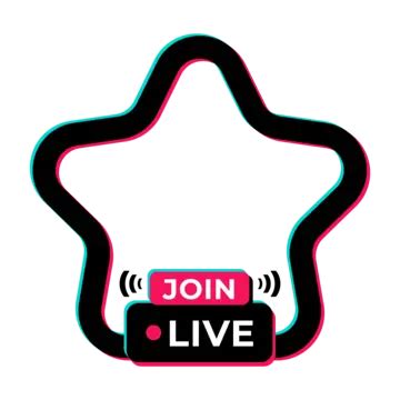 Stars Frame Template Tiktok Live Vector Stars Live Stream PNG And