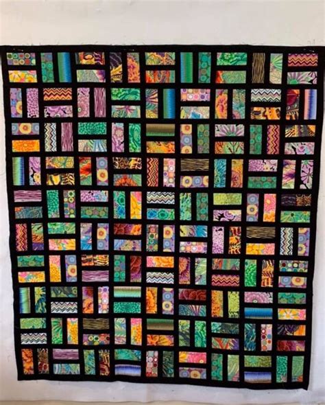 Pin On Quilts Stained Glass Quilt Scrap Quilt Patterns Scrap Quilts