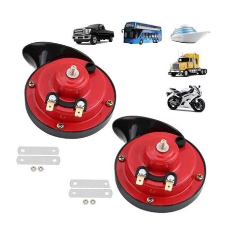 Horns for Trucks 300DB Corne d escargot électrique à air fort Kit de