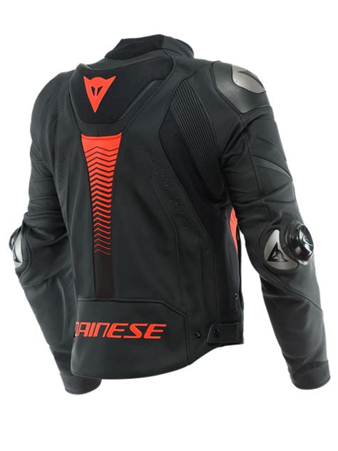 Kurtka Motocyklowa Sk Rzana Dainese Super Speed Czarno Czerwona