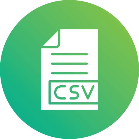 Csv Vector Icon Design Illustration Vector Art At Vecteezy