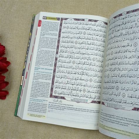 Al Quran Mushaf Al Imam Rasm Utsmani Madinah Terjemah Tajwid A5 Toko