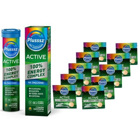 Plusssz Active Energy Tabletek Musuj Cych Gratis W