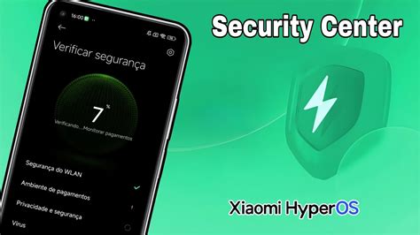 Saiu HyperOS Security Center Atalhos Reorganizados Nova