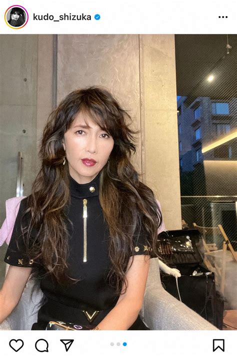 工藤静香公式インスタグラムkudo shizukaから スポニチ Sponichi Annex 芸能