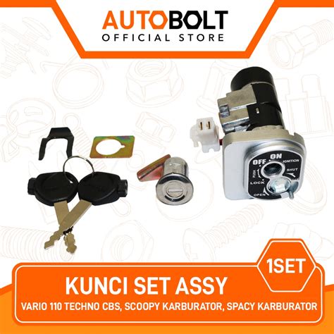 Jual Kunci Kontak Set Plus Jok Vario 110 CBS Techno Scoopy Spacy Lama