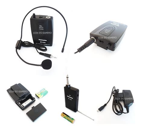 Microfone Lapela Sem Fio Headset Profissional Mts R Em