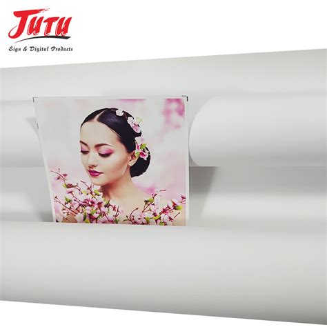 Jutu Eco Solvent Waterproof Water Based White Substrate For Solvent