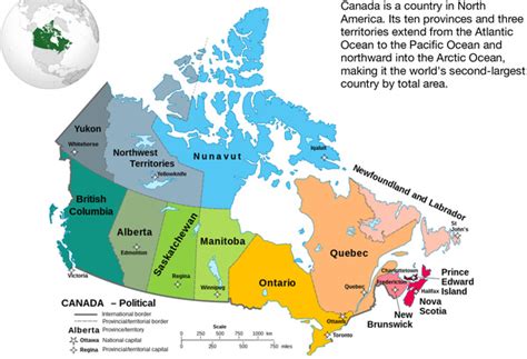 Canada Provinces Territories And Capitals