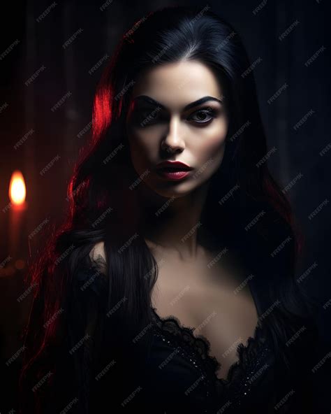 Premium Photo Dark And Beautiful Vampire Queen