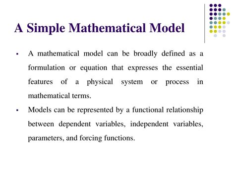 mathematical model