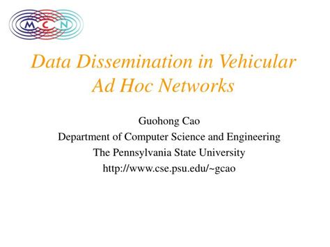 ppt data dissemination in vehicular ad hoc networks powerpoint presentation id 3599773