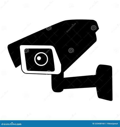 Cone Do Vetor Da C Mera De Vigil Ncia Ilustra O Do Vetor Ilustra O