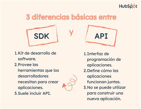 qué es sdk para qué sirve y en qué se diferencia con una api