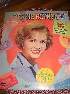 Vintage Debbie Reynolds Paper Dolls In Folder Cut Whitman 1960