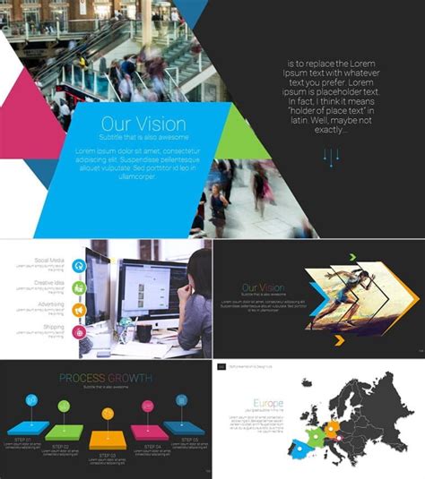 Tampilan Template PPT Desain Grafis Terkini Untuk Membuat Presentasi