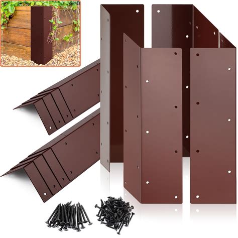 Amazon Blulu 12 Pcs Raised Garden Bed Corner Brackets For 20 24
