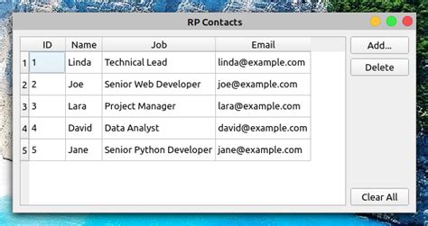 build a contact book with python pyqt and sqlite real my xxx hot girl
