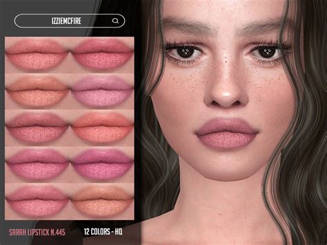 The Sims Resource IMF Sarah Lipstick N 445