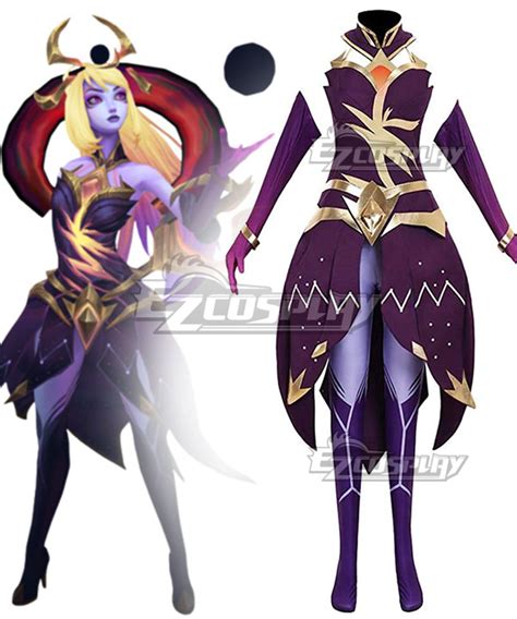 League Of Legends LOL Dark Cosmic Lux Cosplay Costume