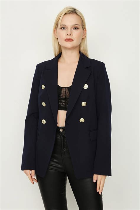 Kadın Gold Düğme Kapamalı Astarlı Blazer Ceket Fiyatları ve Modelleri