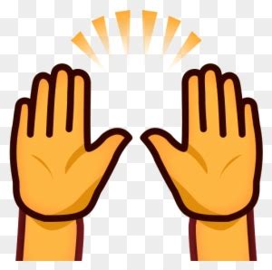 Image Raised Hand Emoji Png Free Transparent PNG Clipart Images