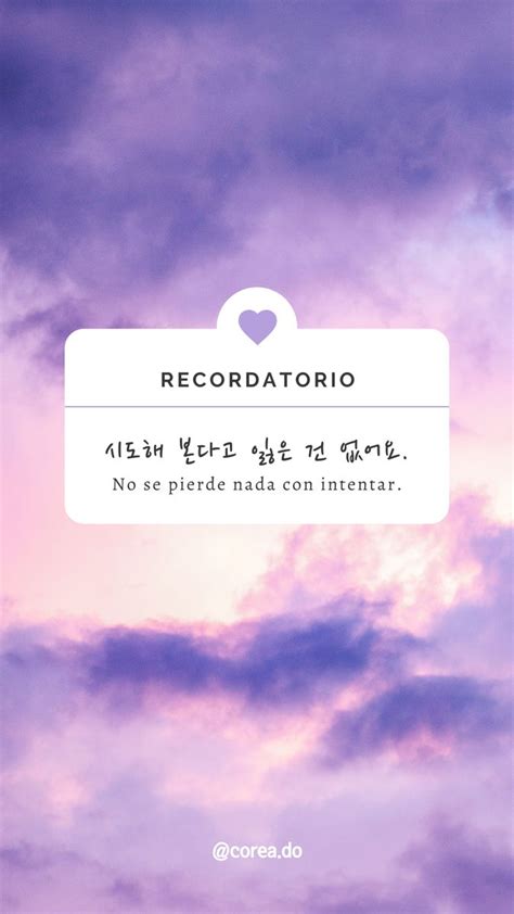 Frase de ánimo en coreano corea do Frases coreanas Citas