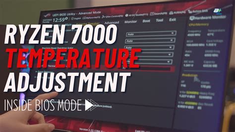 How To Set The Temperature Limit On AMD Ryzen 7000 For ASUS Motherboard
