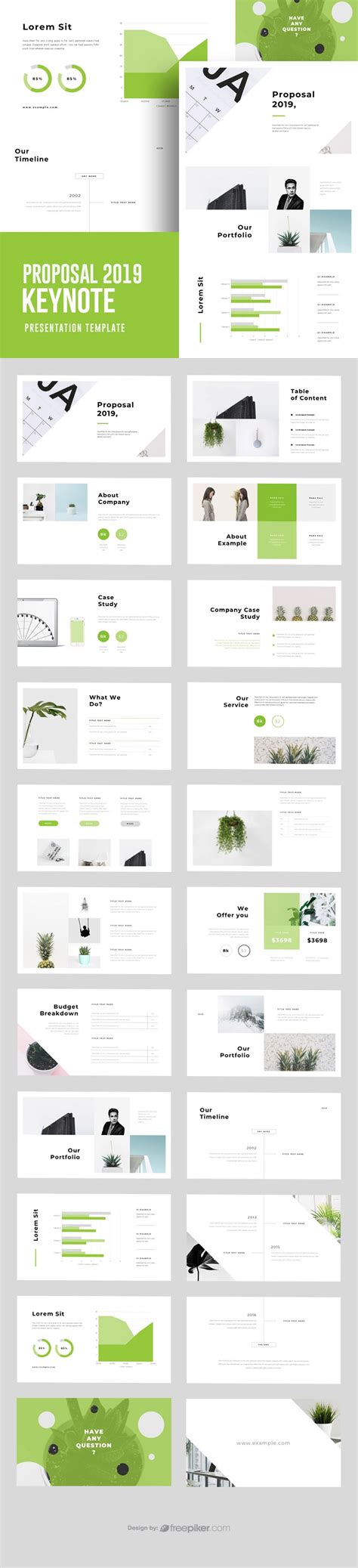 Freepiker Business Proposal 2019 Keynote Template