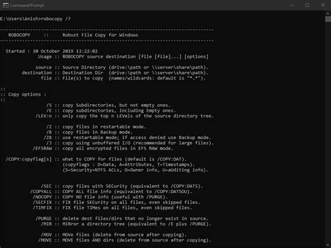 robocopy cmd