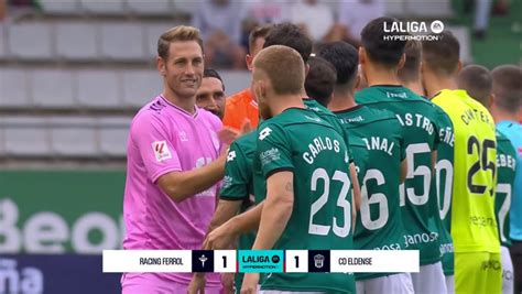 Racing De Ferrol 1 1 Eldense Resumen Y Goles LaLiga Hypermotion J12