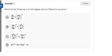 solved question 1 2 points which of the following is a third