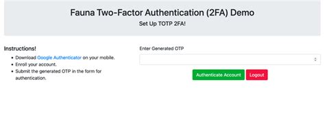 Implementing Two Factor Authentication With Flask Pyotp And Fauna