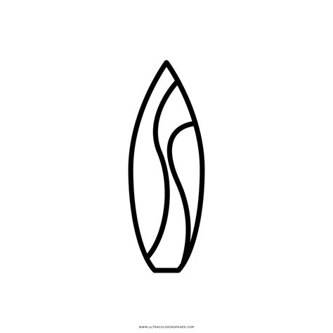 Surf Board Coloring Page Ultra Coloring Pages