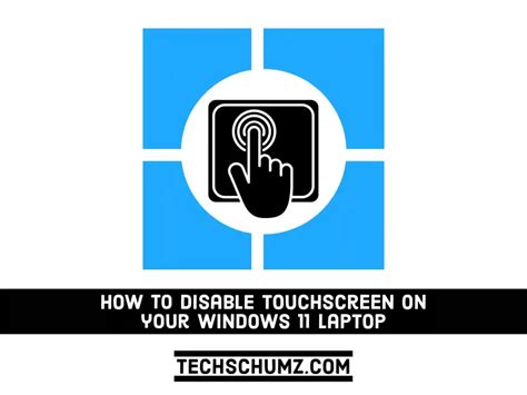 How To Disable The Touchscreen On Your Windows 11 Laptop HP Dell