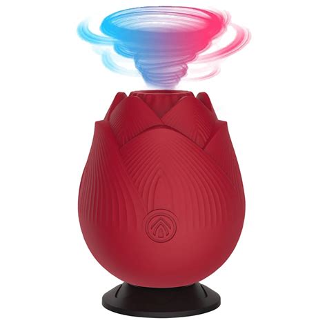 Rose Shape Vagina Sucking Vibrator Intimate Good Nipple Sucker Oral Licking Clitoris Stimulation
