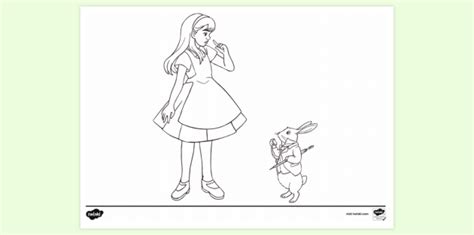 FREE Printable Alice In Wonderland Colouring Colouring Sheets