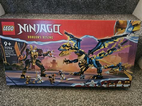 LEGO NINJAGO Elemental Dragon Vs The Empress Mech 71796 9 New