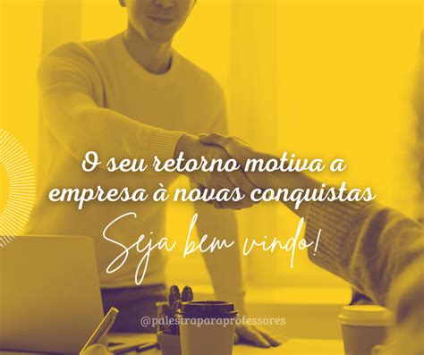 Mensagem de retorno ao trabalho Maternidade Férias e Clientes