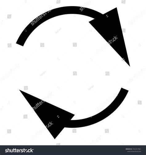 Circular Circle Arrow Right Radial Arrow Stock Vector Royalty Free