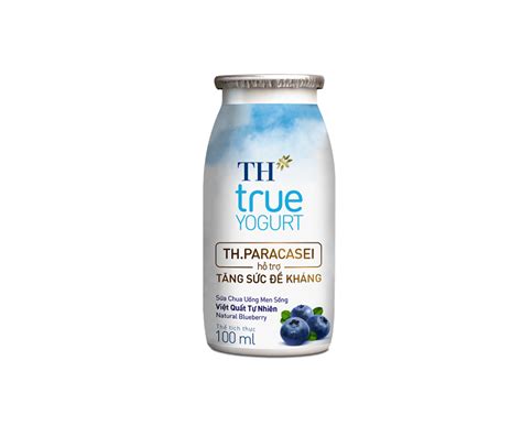 Thùng 48 chai sữa chua uống men sống hương việt quất tự nhiên TH True