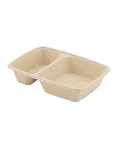 Boîte à couvercle indépendant en pulpe de canne à sucre