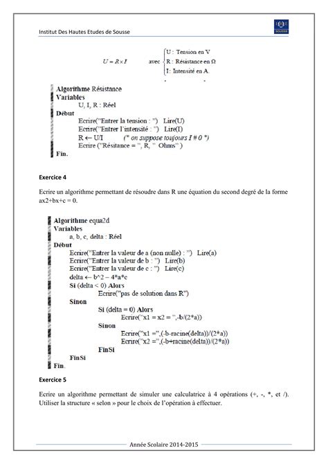 Travaux Dirig S Algorithme Structures De Donn Es Corrig S Pdf