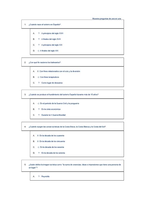Examen 13 Junio 2015 Preguntas Y Respuestas Muestra Preguntas De Una