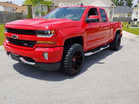 2018 Chevrolet Silverado 1500 With 20x12 44 XF Offroad Xf 218 And 33