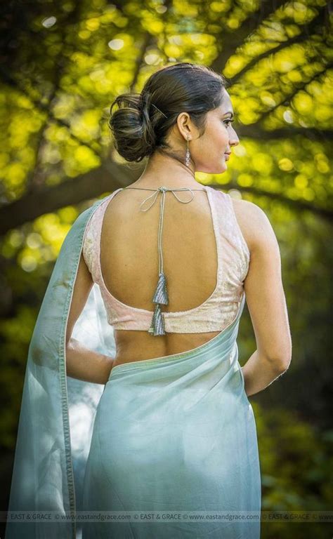 Beautiful Backless Sari Blouse Designs Indian Fashion Ideas Indian