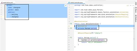 springboot configuration yaml properties syntax get profile information spring boot