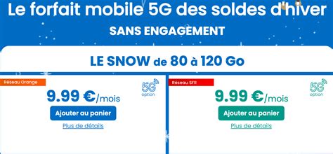 Top 111 Imagen Forfait Orange 5g Sans Engagement Fr Thptnganamst Edu Vn