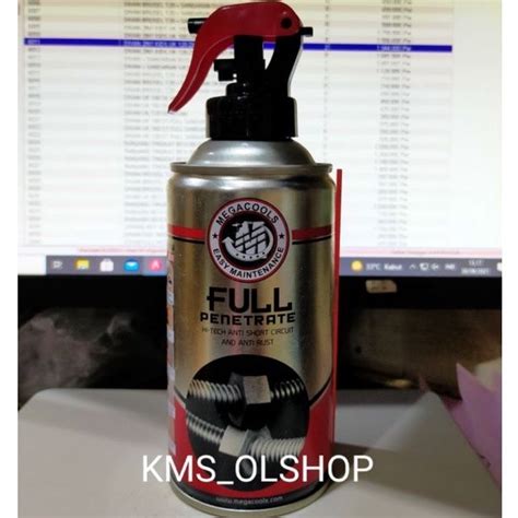 Jual Megacools Full Penetran 300 Ml WD Pembersih Karat Shopee Indonesia