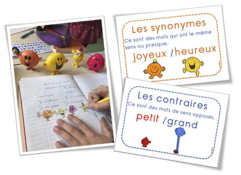 Exercices Synonymes Imprimer